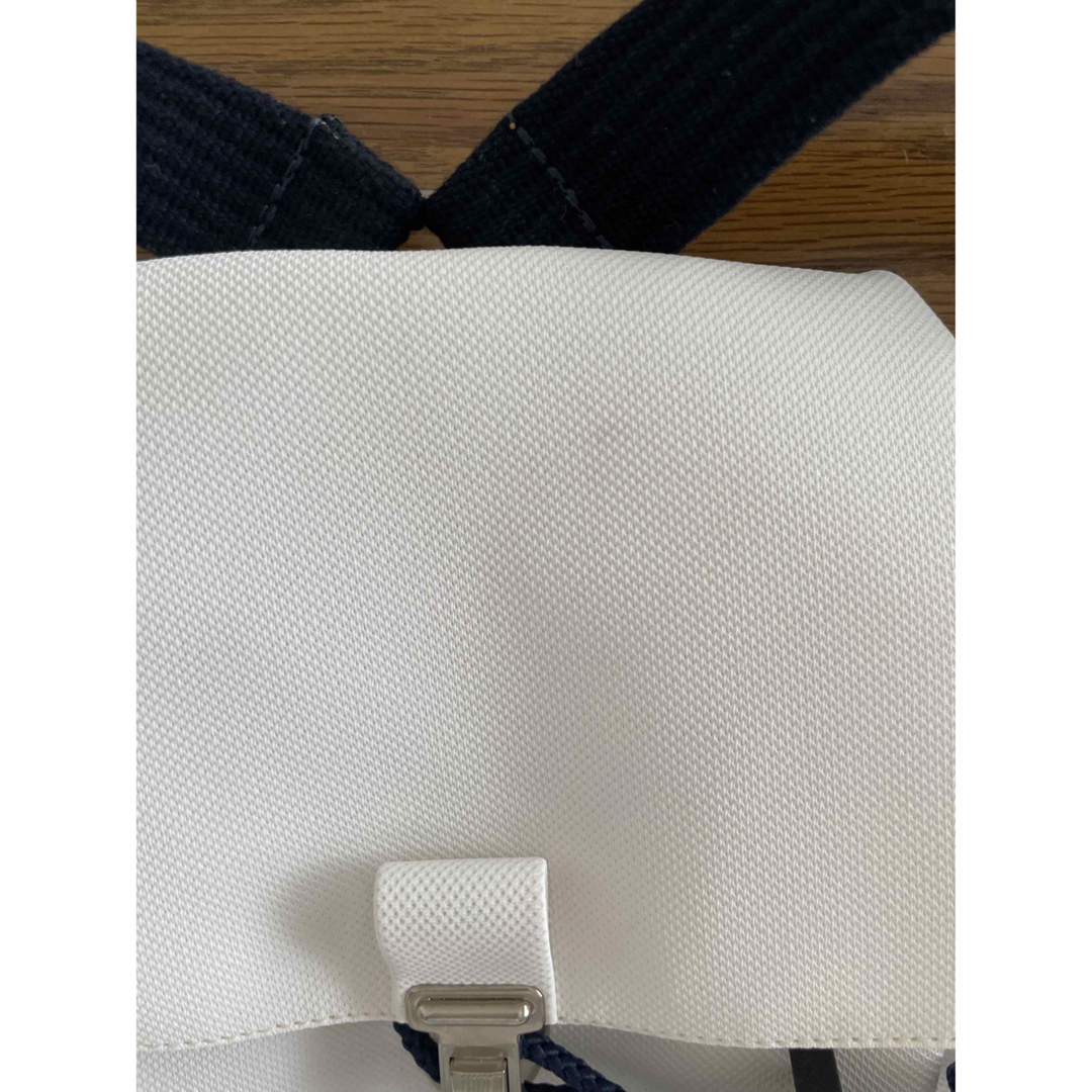 LACOSTE - ラコステ/リュックサック/白×ダークネイビーの通販 by LACOSTE - ラコステ/リュックサック/白×ダークネイビーの通販 by