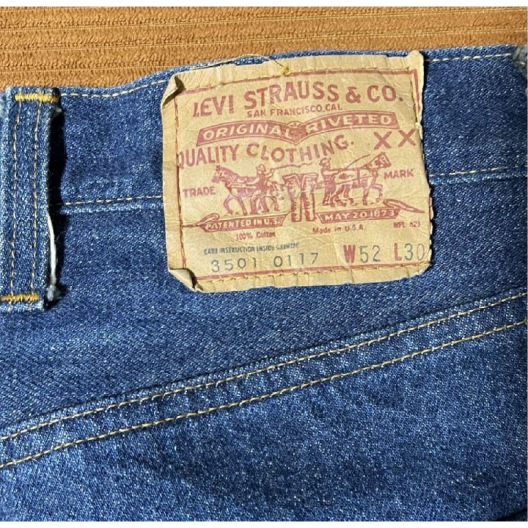 Levi's - 1970's LEVI'S 66前期 3501-0117 W52 L30 激希少の通販 Levi's - 1970's LEVI'S 66前期 3501-0117 W52 L30 激希少の通販