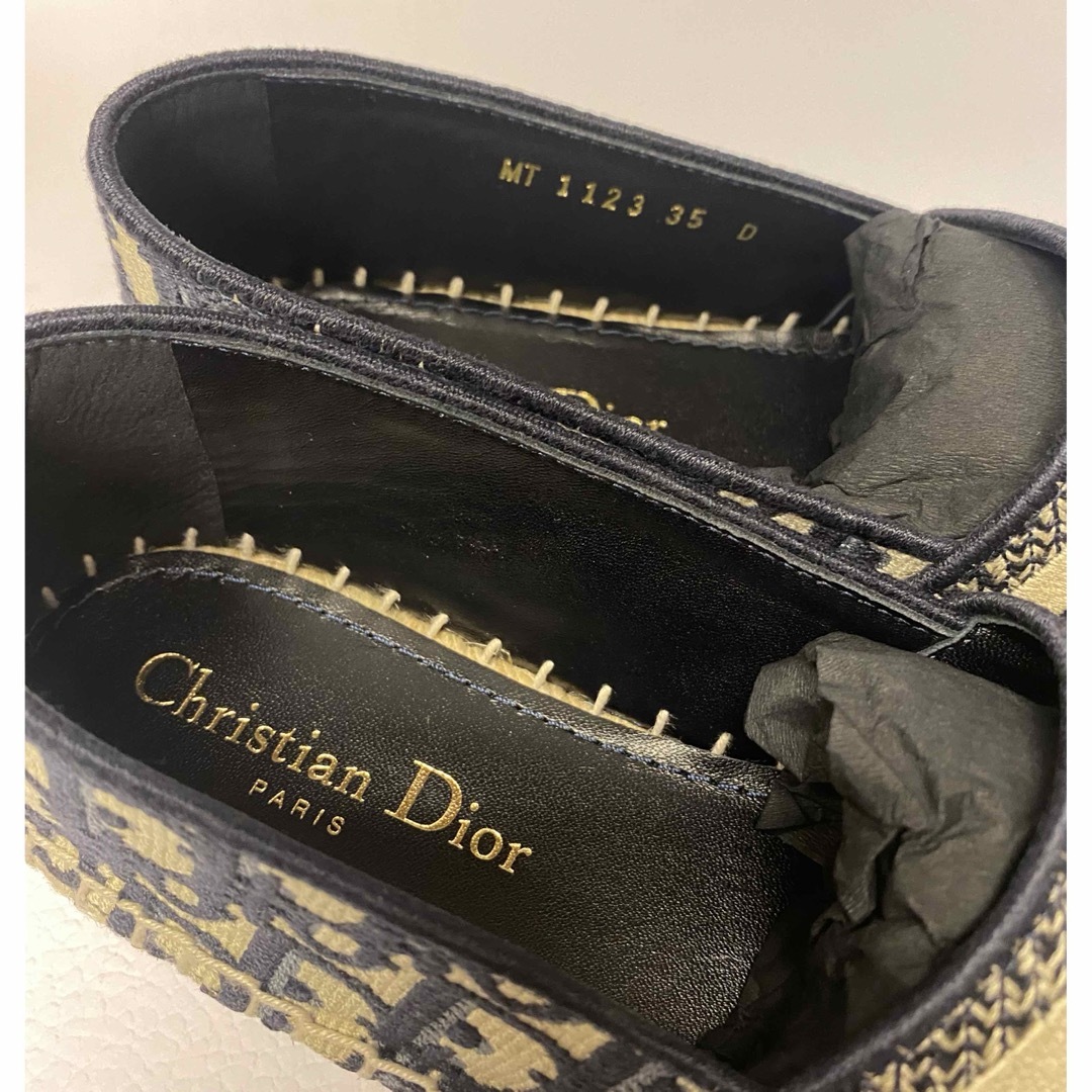 Dior - 新品 定価10.5万 DIOR エスパドリーユ スリッポン Dior - 新品 定価10.5万 DIOR エスパドリーユ スリッポン