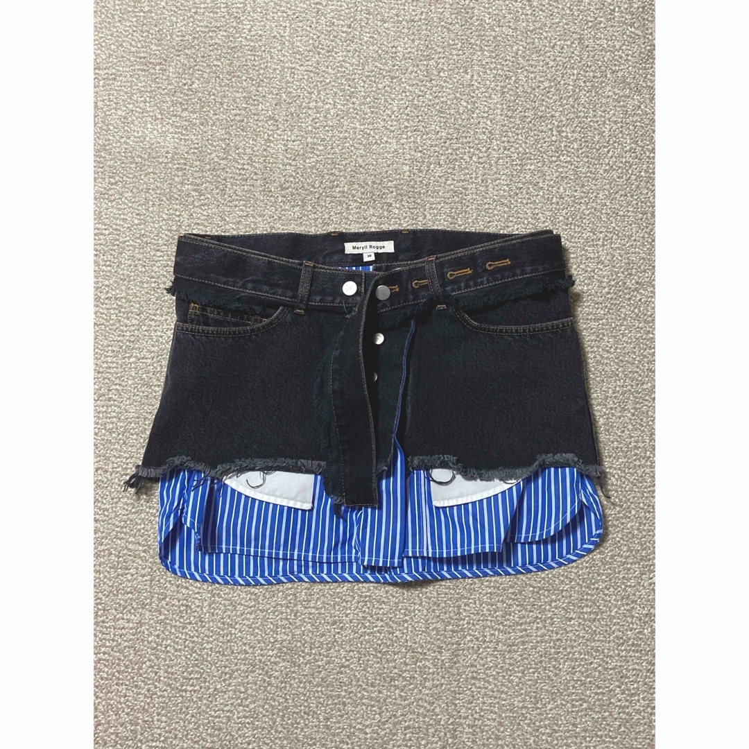 meryll rogge ラップ デニム スカート メリルロッゲ 36の通販 by meryll rogge ラップ デニム スカート メリルロッゲ 36の通販 by