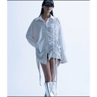 function 2way drawstring shirt function 2way drawstring shirt