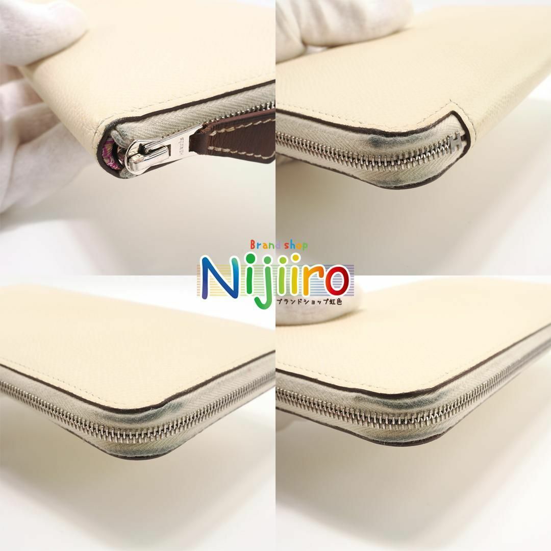 極美品】エルメス アザップ シルクイン ラウンドファスナー 長 極美品】エルメス アザップ シルクイン ラウンドファスナー 長
