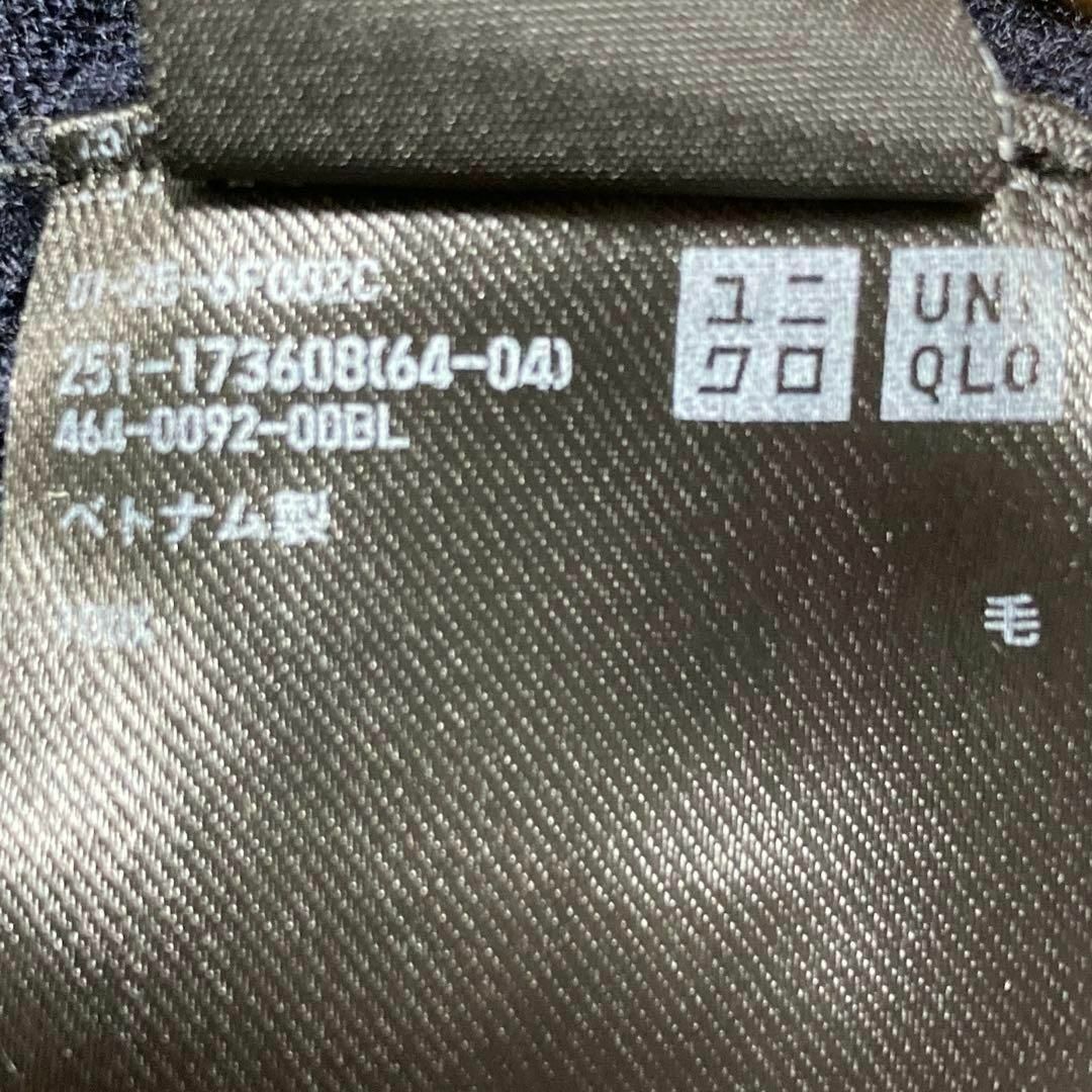UNIQLO - ユニクロ クルーネック/カーディガン/M/ウール/251 UNIQLO - ユニクロ クルーネック/カーディガン/M/ウール/251