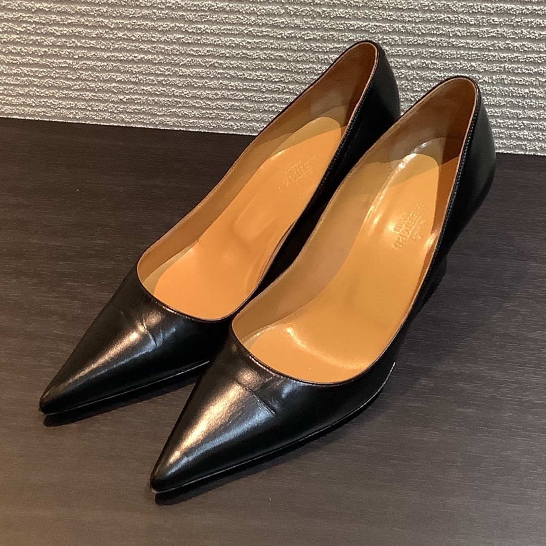 極美品】エルメス パンプス レザー (Hermes - 極美品 HERMES 極美品】エルメス パンプス レザー (Hermes - 極美品 HERMES