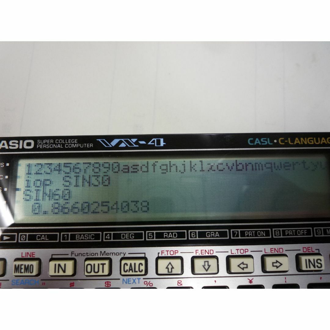 中古 カシオ CASIO ポケコン VX-4 - オフィス用品一般 中古 カシオ CASIO ポケコン VX-4 - オフィス用品一般