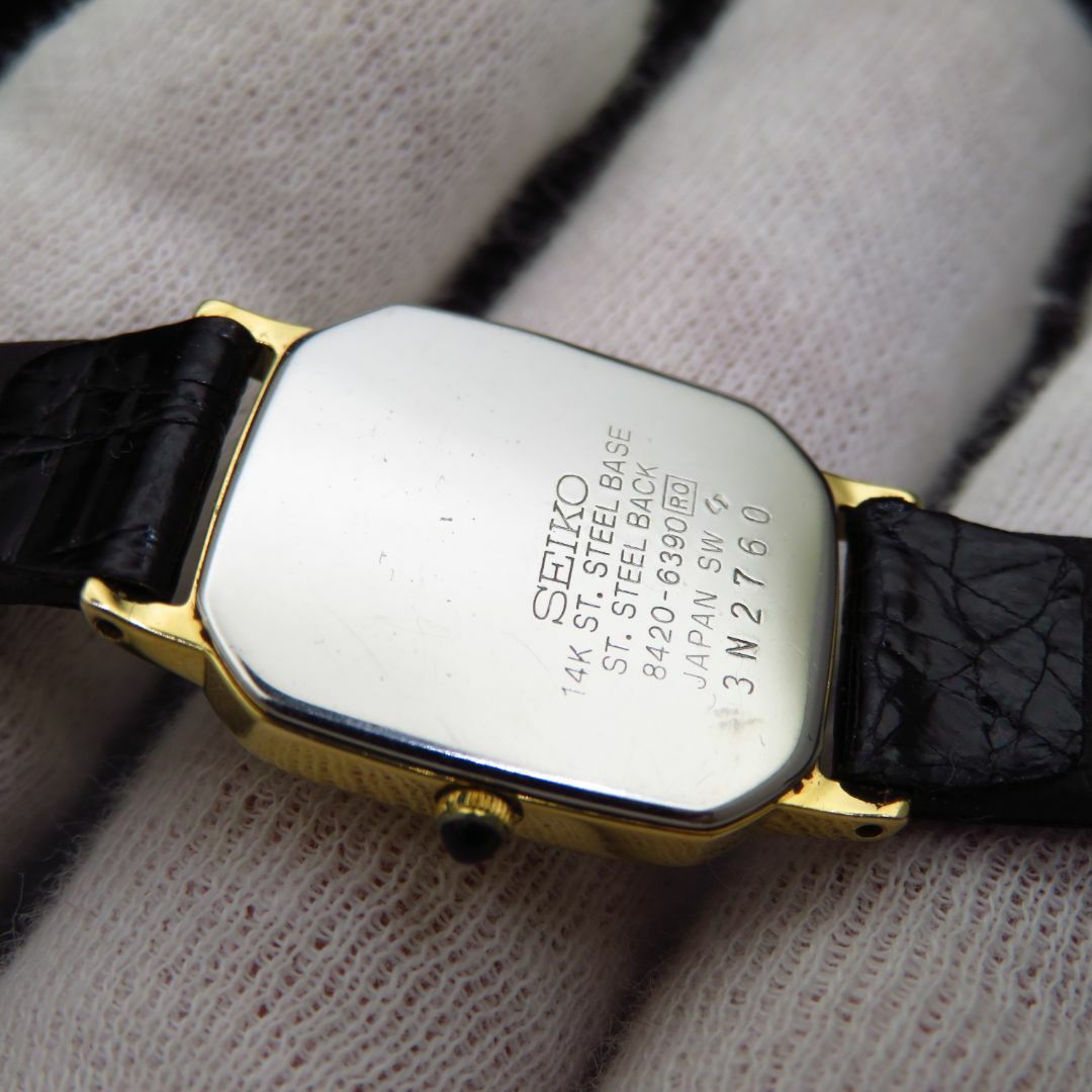 SEIKO Exceline 14K 腕時計 ゴールド SEIKO Exceline 14K 腕時計 ゴールド