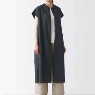 MUJI (無印良品)(リネン ・ ロングワンピース/マキシワンピース MUJI (無印良品)(リネン ・ ロングワンピース/マキシワンピース