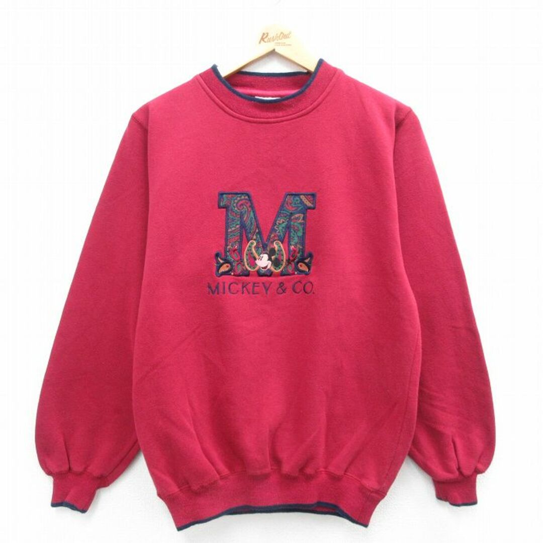 Disney - S☆古着 長袖 スウェット メンズ 90年代 90s Disney - S☆古着 長袖 スウェット メンズ 90年代 90s