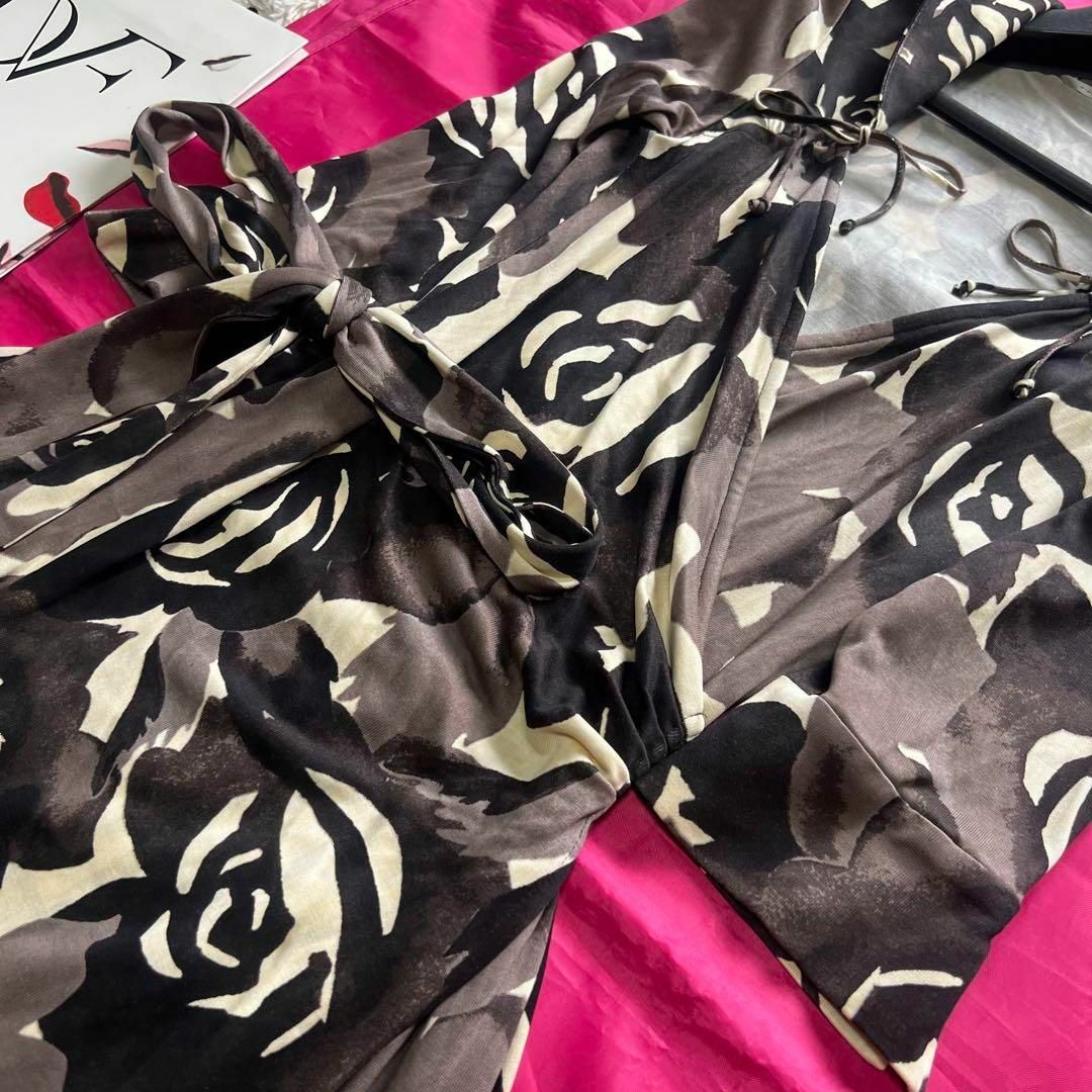 良品】DIANEvonFURSTENBERG ラップワンピース ローズ 4 L 良品】DIANEvonFURSTENBERG ラップワンピース ローズ 4 L