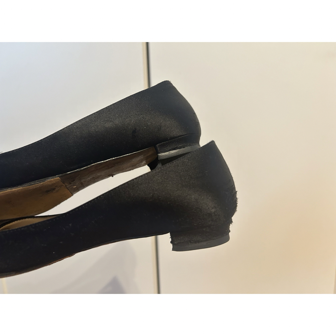 MANOLO BLAHNIK ハンギシ ブラック 36 1/2 MANOLO BLAHNIK ハンギシ ブラック 36 1/2