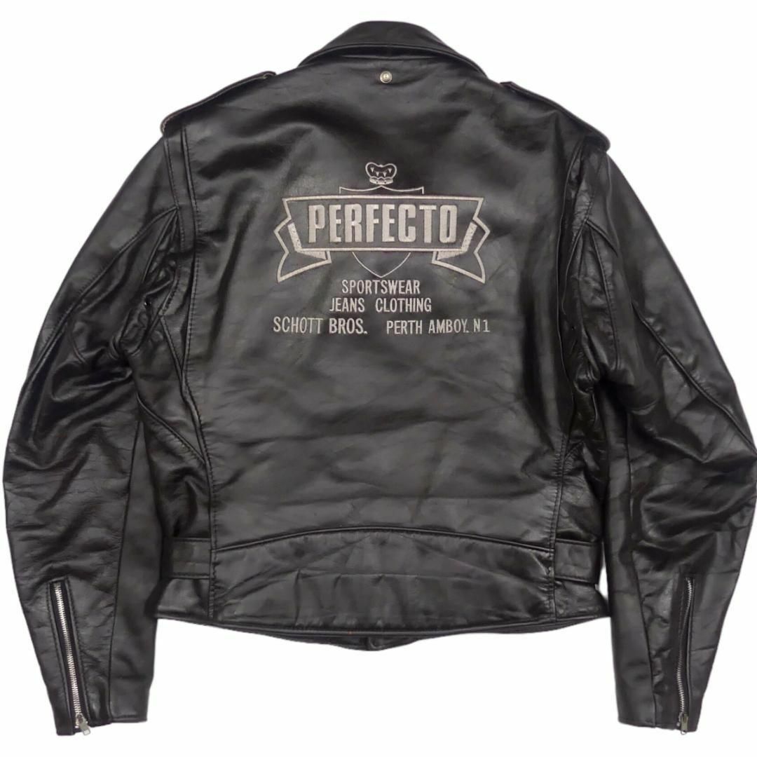 Schott ショット ライダースジャケット ダブル 40 黒 NS375 Schott ショット ライダースジャケット ダブル 40 黒 NS375
