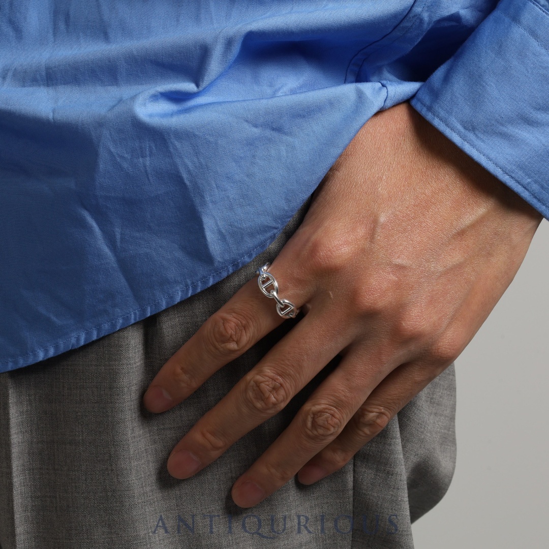 HERMES シェーヌダンクル アンシェネ リング PM/58 シルバー 925 HERMES シェーヌダンクル アンシェネ リング PM/58 シルバー 925