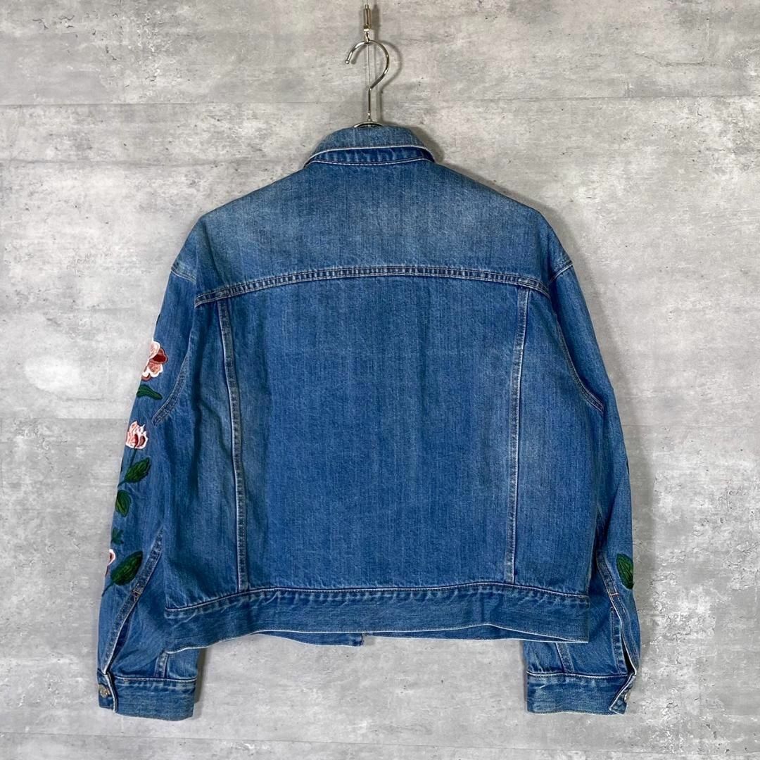 CLANE - 『CLANE』クラネ (1) フラワーモチーフ 刺繍 デニム CLANE - 『CLANE』クラネ (1) フラワーモチーフ 刺繍 デニム