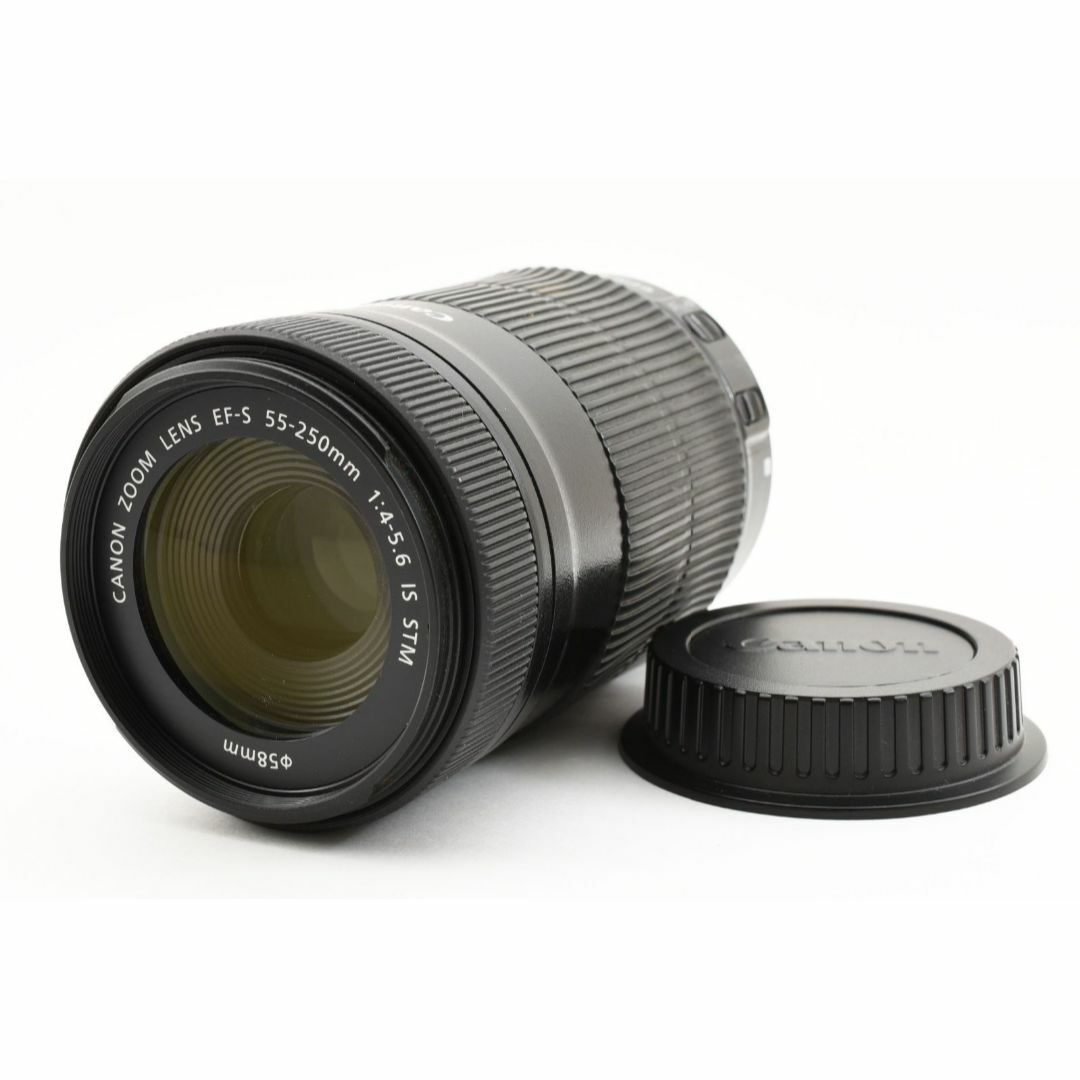 新品級 ☆ Canon EF-S55-250mm 名高い F4-5.6 IS STM APS-C対応 EF- 新品級 ☆ Canon EF-S55-250mm 名高い F4-5.6 IS STM APS-C対応 EF-