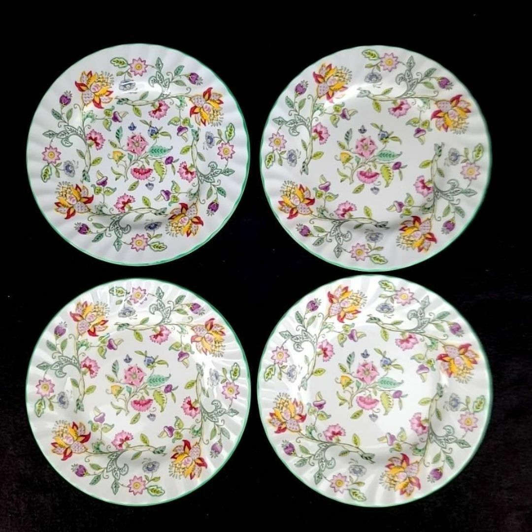 MINTON - 〇美品〇 ミントン ハドンホール グリーン プレート 8 MINTON - 〇美品〇 ミントン ハドンホール グリーン プレート 8