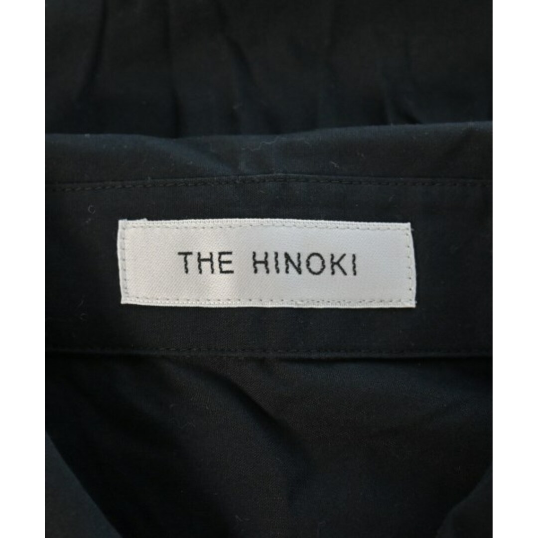 THE HINOKI - THE HINOKI ザヒノキ シャツワンピース 1(S位) 黒 THE HINOKI - THE HINOKI ザヒノキ シャツワンピース 1(S位) 黒