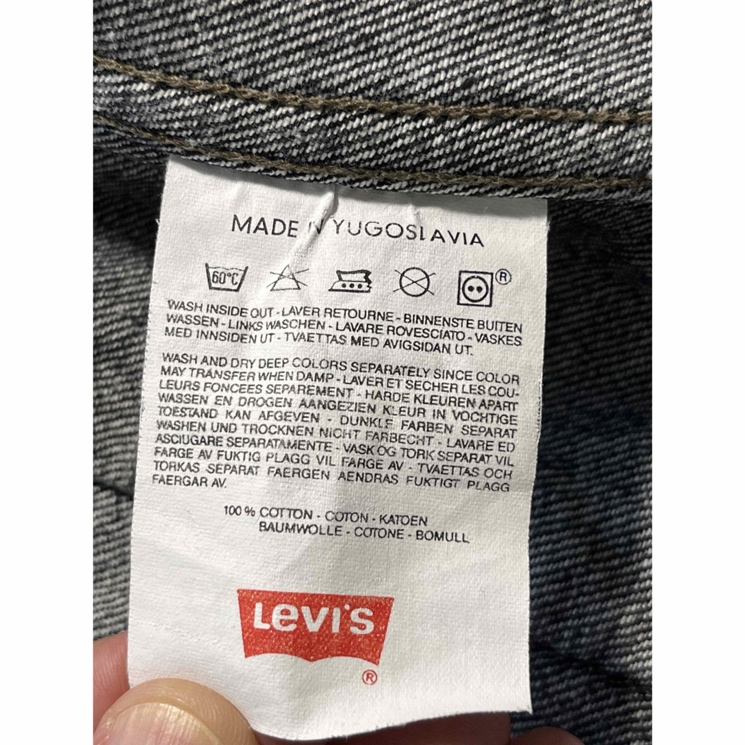 Levi's - 貴重!先染め!LEVI'S 70503-0258 ブラックデニム Levi's - 貴重!先染め!LEVI'S 70503-0258 ブラックデニム