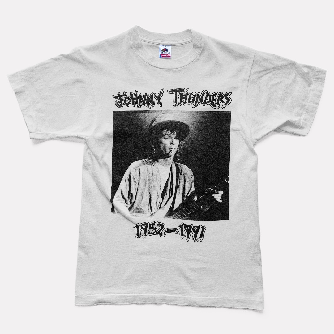 野村訓市着用|90sヴィンテージ Johnny Thunders Tシャツ|M 野村訓市着用|90sヴィンテージ Johnny Thunders Tシャツ|M