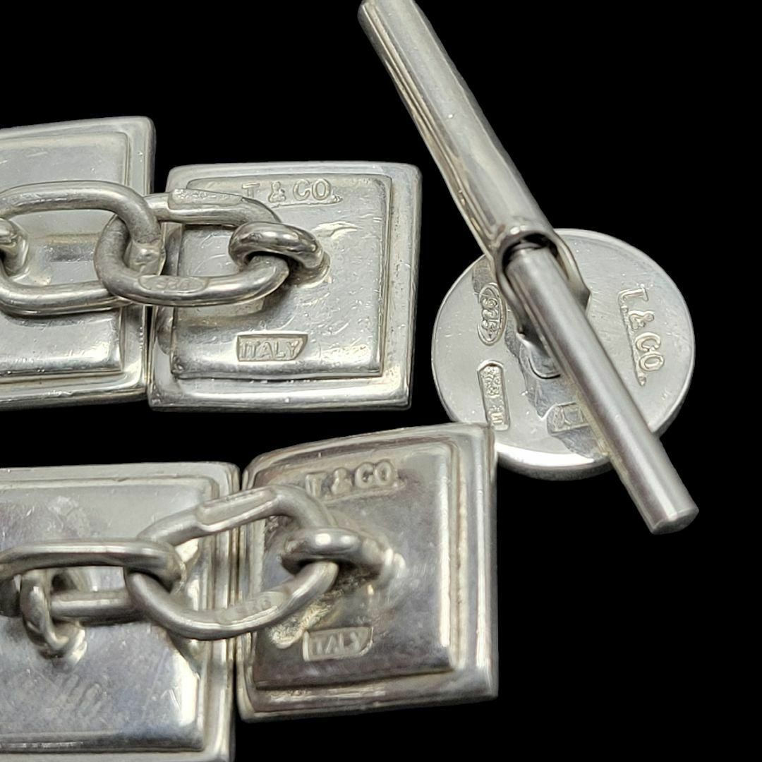 Tiffany&Co. ヴィンテージ チェーンカフス シャツスタッド セット Tiffany&Co. ヴィンテージ チェーンカフス シャツスタッド セット