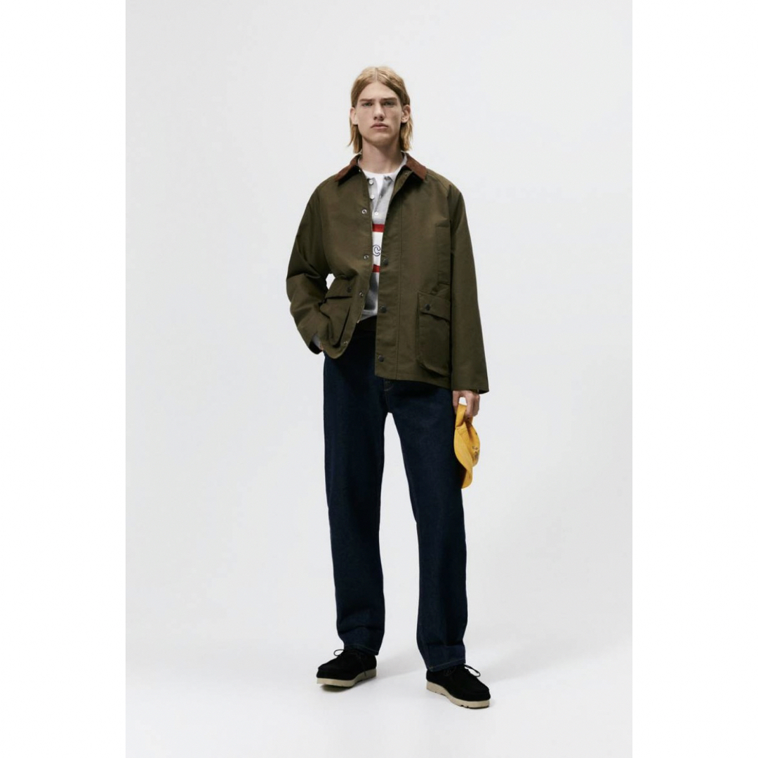 ZARA - ZARA ハンティングジャケット CONTRAST COLLAR JACKETの ZARA - ZARA ハンティングジャケット CONTRAST COLLAR JACKETの