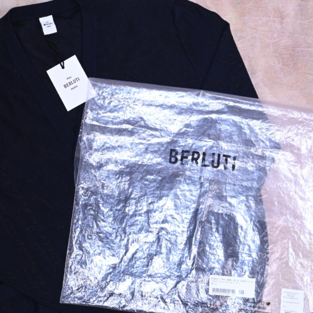 BERLUTI - 本物 新品 ベルルッティ 完売 23SS スクリット ピケ BERLUTI - 本物 新品 ベルルッティ 完売 23SS スクリット ピケ