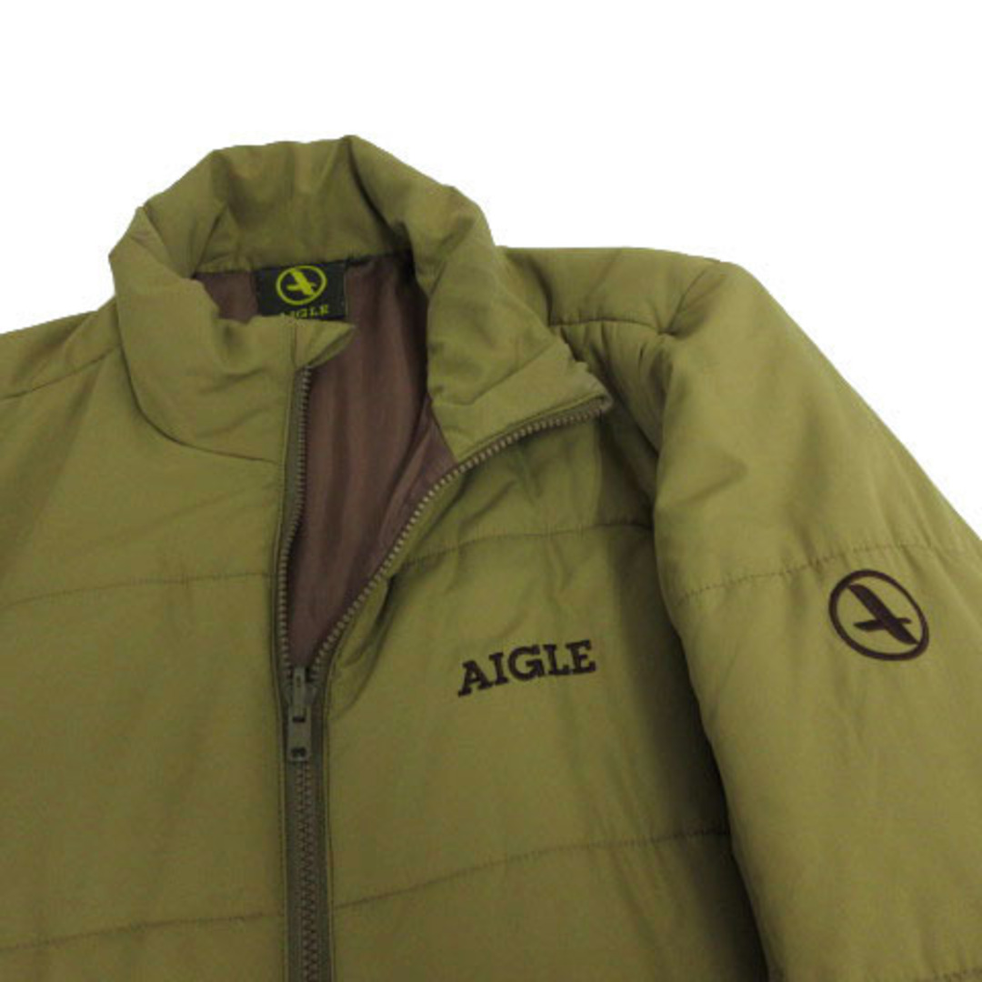 AIGLE - エーグル AIGLE 中綿ジャケット 8504-78403 カーキ 茶 AIGLE - エーグル AIGLE 中綿ジャケット 8504-78403 カーキ 茶