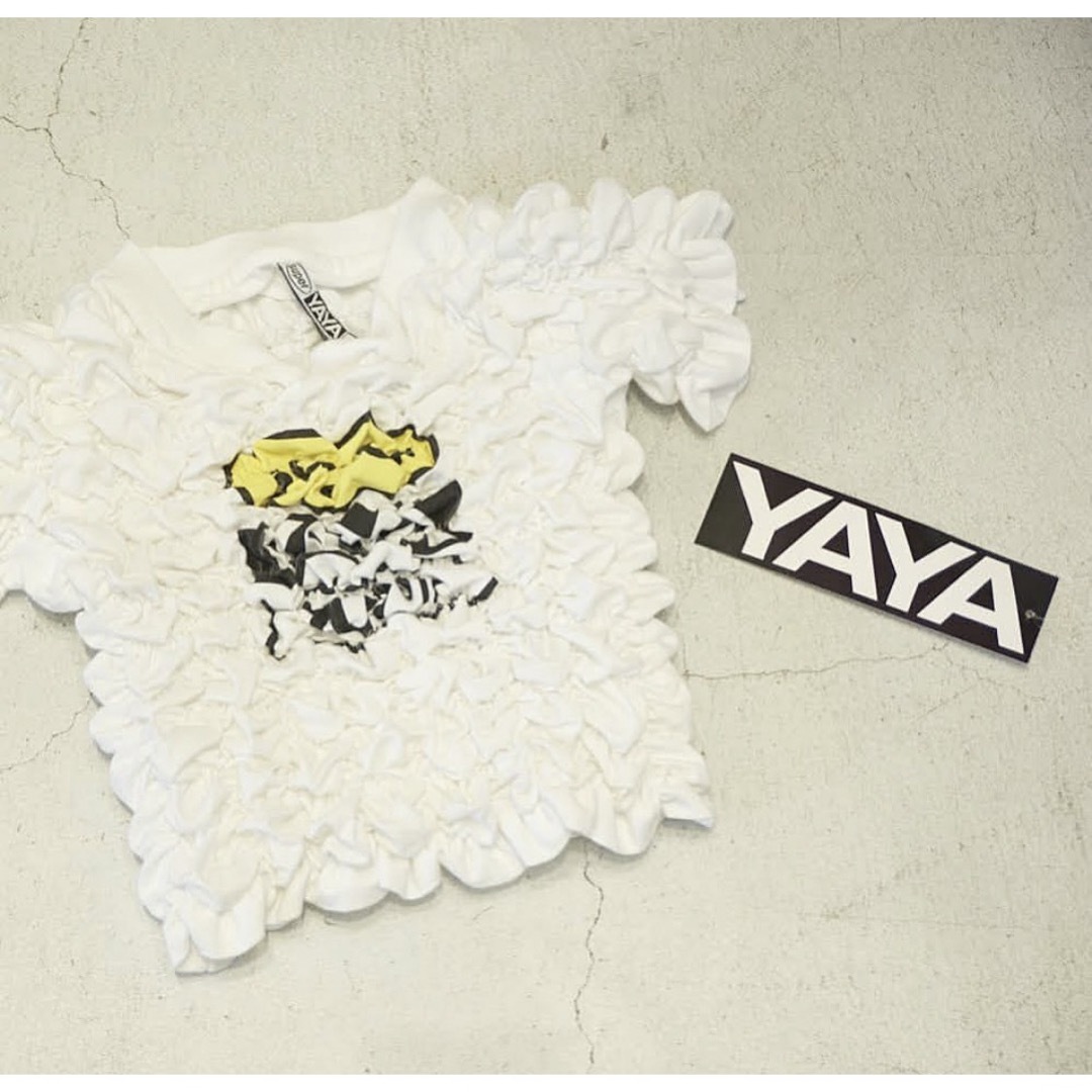 SUPER yaya ポップコーンTシャツ サイズMの通販 by ちゅるちゅる SUPER yaya ポップコーンTシャツ サイズMの通販 by ちゅるちゅる