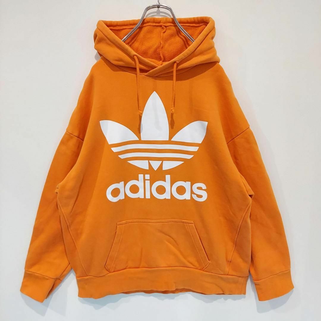 adidas - adidas アディダス パーカー プリント センター adidas - adidas アディダス パーカー プリント センター