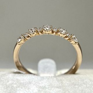 俄 - 【新品仕上げ済】俄 ハーフエタニティリング 9号の通販 by 俄 - 【新品仕上げ済】俄 ハーフエタニティリング 9号の通販 by