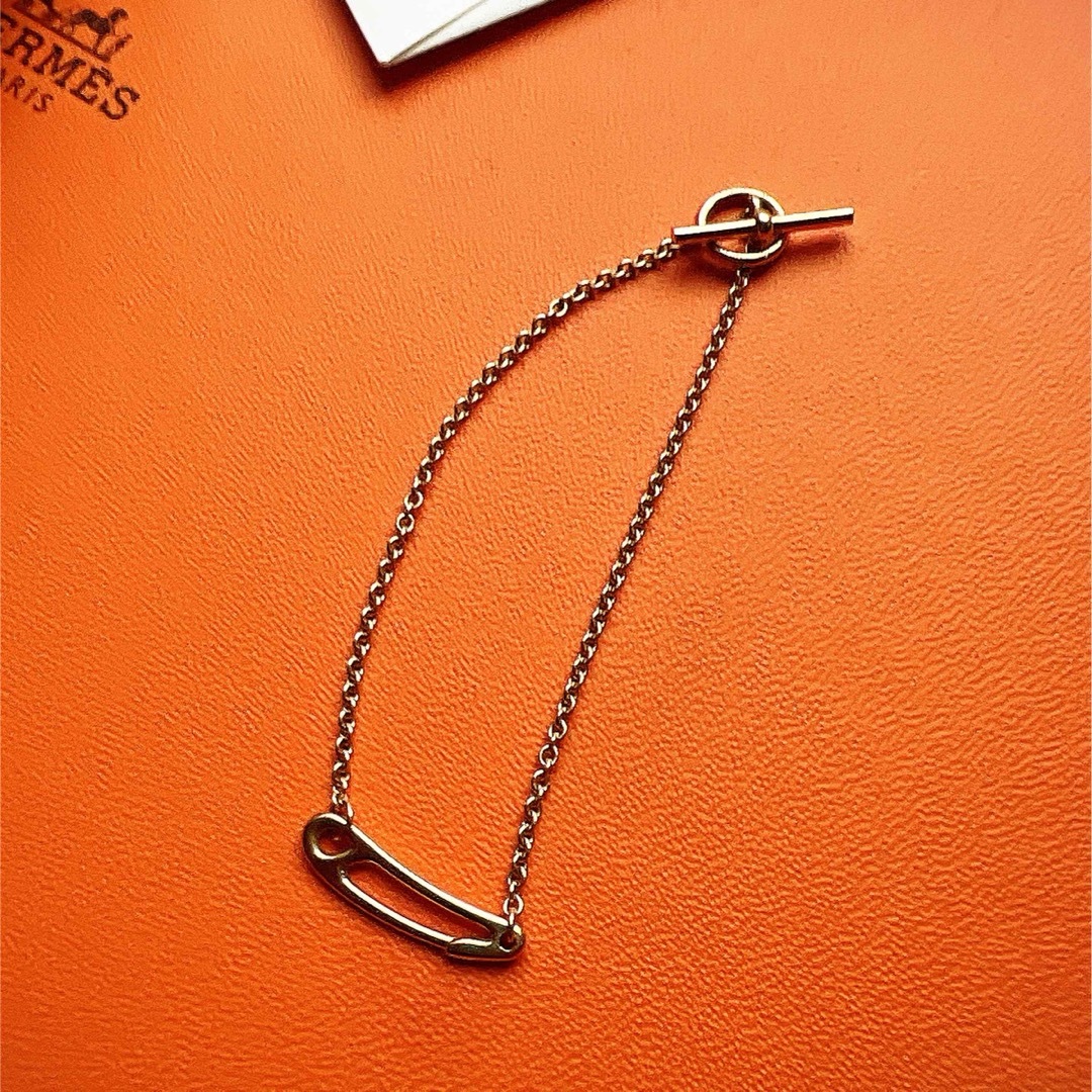 HERMES - 美品 HERMES エルメス パンク K18 RG ブレスレット HERMES - 美品 HERMES エルメス パンク K18 RG ブレスレット