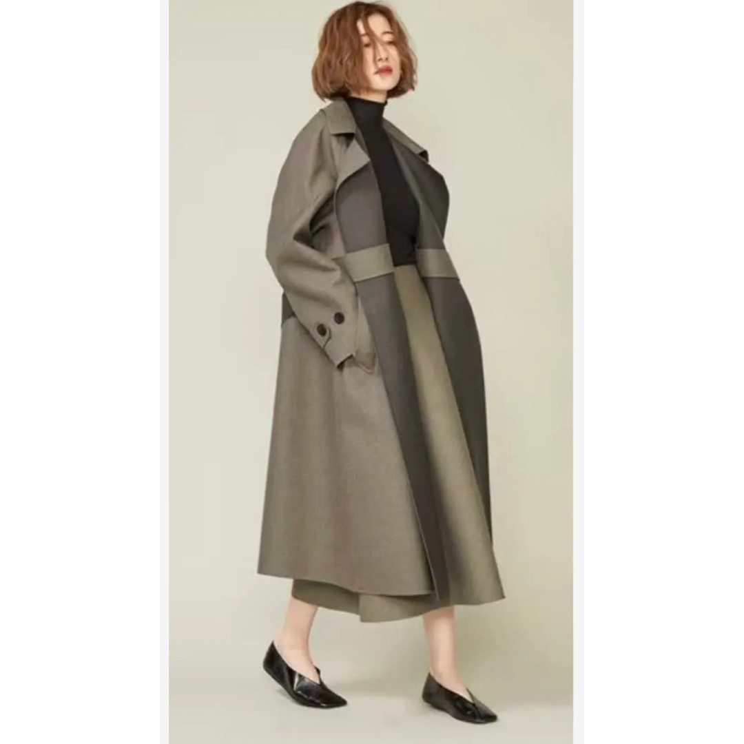 UNITED ARROWS - <conte>リバー バルカラーコート 辺見えみり UNITED ARROWS - <conte>リバー バルカラーコート 辺見えみり