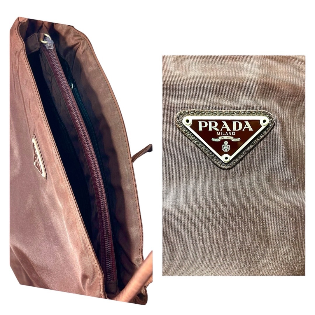 美品】 PRADA プラダ トートバッグ ハンドバッグ ナイロン 美品】 PRADA プラダ トートバッグ ハンドバッグ ナイロン
