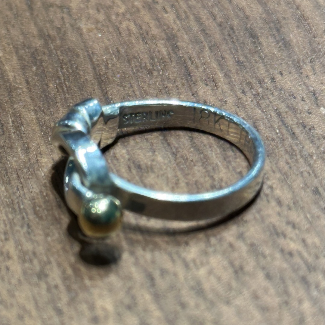 Tiffany&Co.ティファニー 750/925 ラブノットリング リング(指輪) Tiffany&Co.ティファニー 750/925 ラブノットリング リング(指輪)