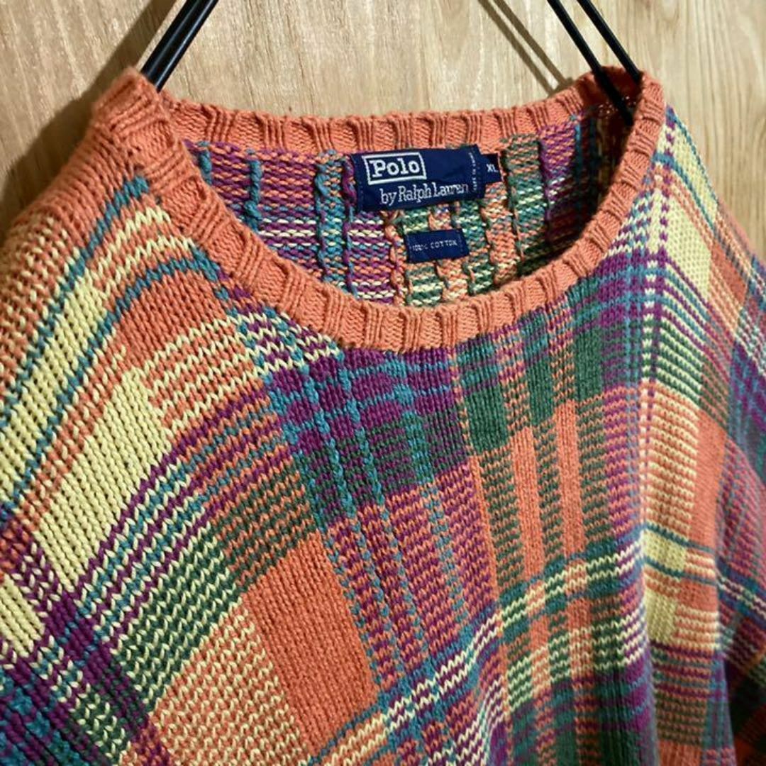 POLO RALPH LAUREN - ポロ ラルフローレン 派手 オレンジ US古着 POLO RALPH LAUREN - ポロ ラルフローレン 派手 オレンジ US古着
