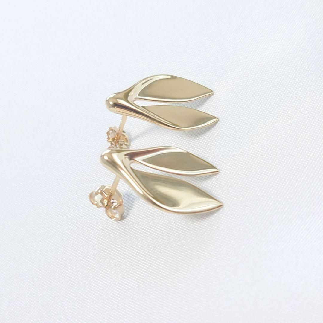 希少】TIFFANY K18YG ホエールテール ピアス 5307 希少】TIFFANY K18YG ホエールテール ピアス 5307