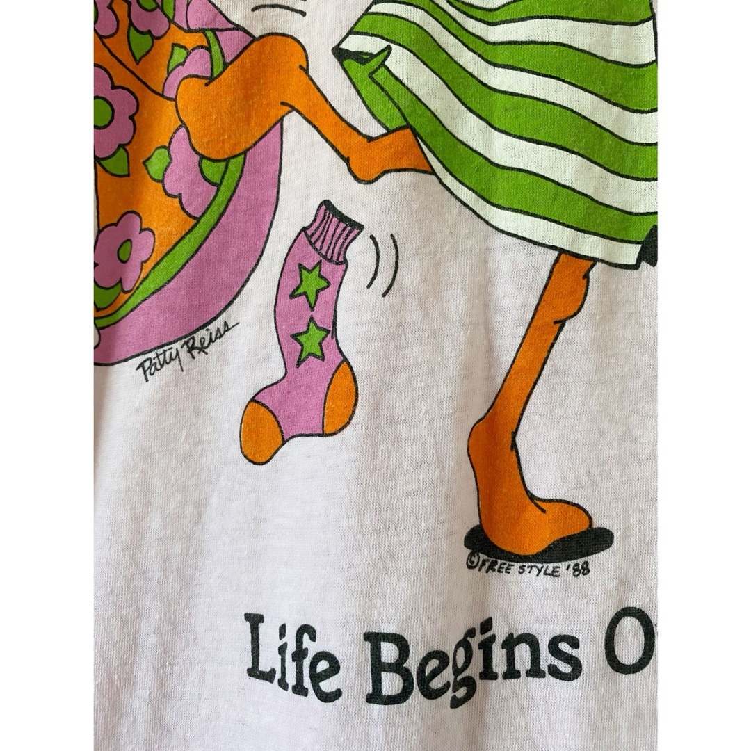 古着 ビンテージ 80s USA ロング Tシャツ アヒルピンク ワンピ 希少 古着 ビンテージ 80s USA ロング Tシャツ アヒルピンク ワンピ 希少