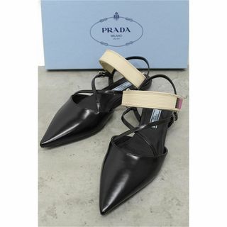 希少・美品)プラダRe Nylon リナイロンスリングバックパンプス36 希少・美品)プラダRe Nylon リナイロンスリングバックパンプス36