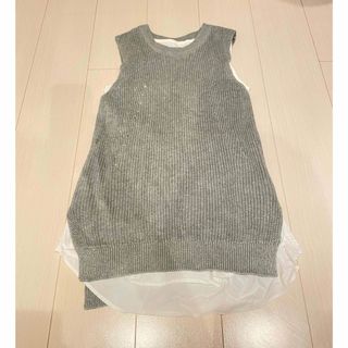 JEANASIS うれし ノースリーブ ニット ベストタンクトップ JEANASIS うれし ノースリーブ ニット ベストタンクトップ