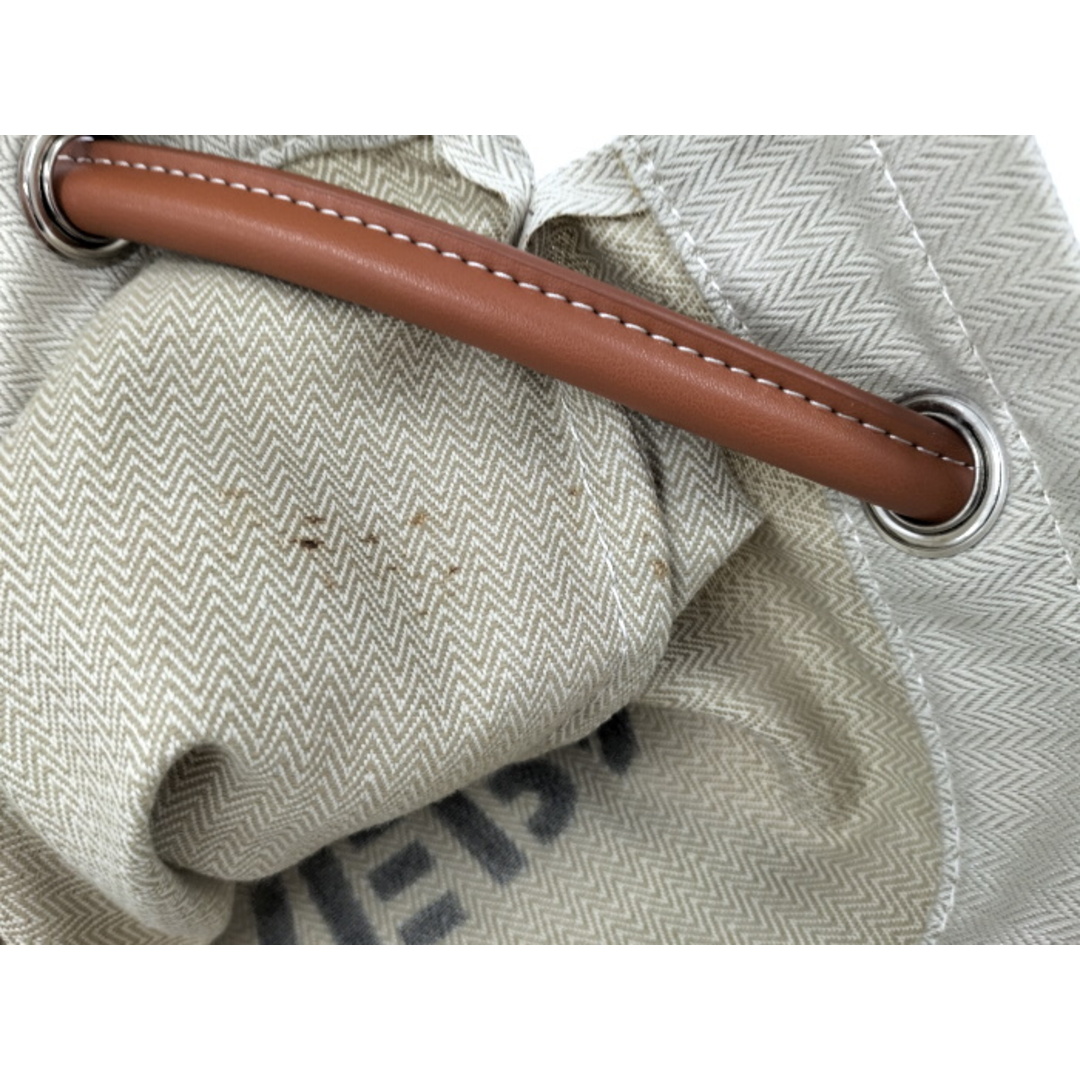 HERMES - HERMES アリーヌ ショルダーバッグ キャンバス HERMES - HERMES アリーヌ ショルダーバッグ キャンバス