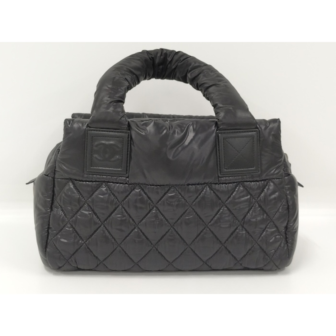 CHANEL - CHANEL コココクーン ハンドバッグ ナイロン ブラック CHANEL - CHANEL コココクーン ハンドバッグ ナイロン ブラック