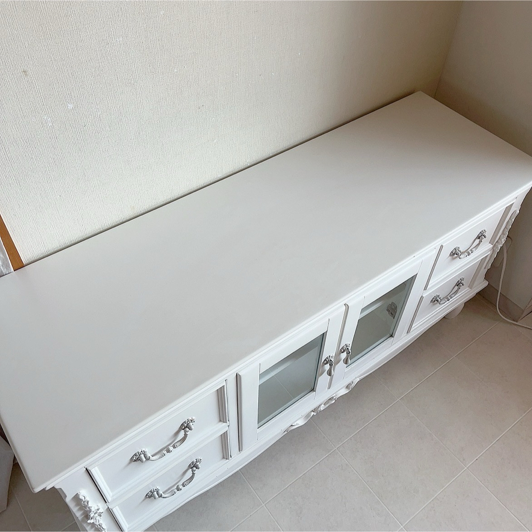 LAURA ASHLEY - ハンプトン 白家具 テレビボード シャビーシック LAURA ASHLEY - ハンプトン 白家具 テレビボード シャビーシック