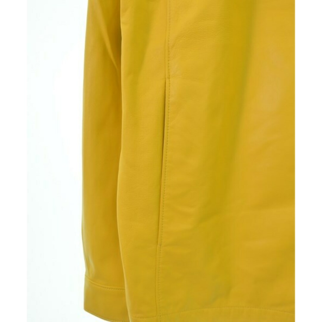PRADA プラダ ライダース 50(XL位) 黄 【古着】 PRADA プラダ ライダース 50(XL位) 黄 【古着】
