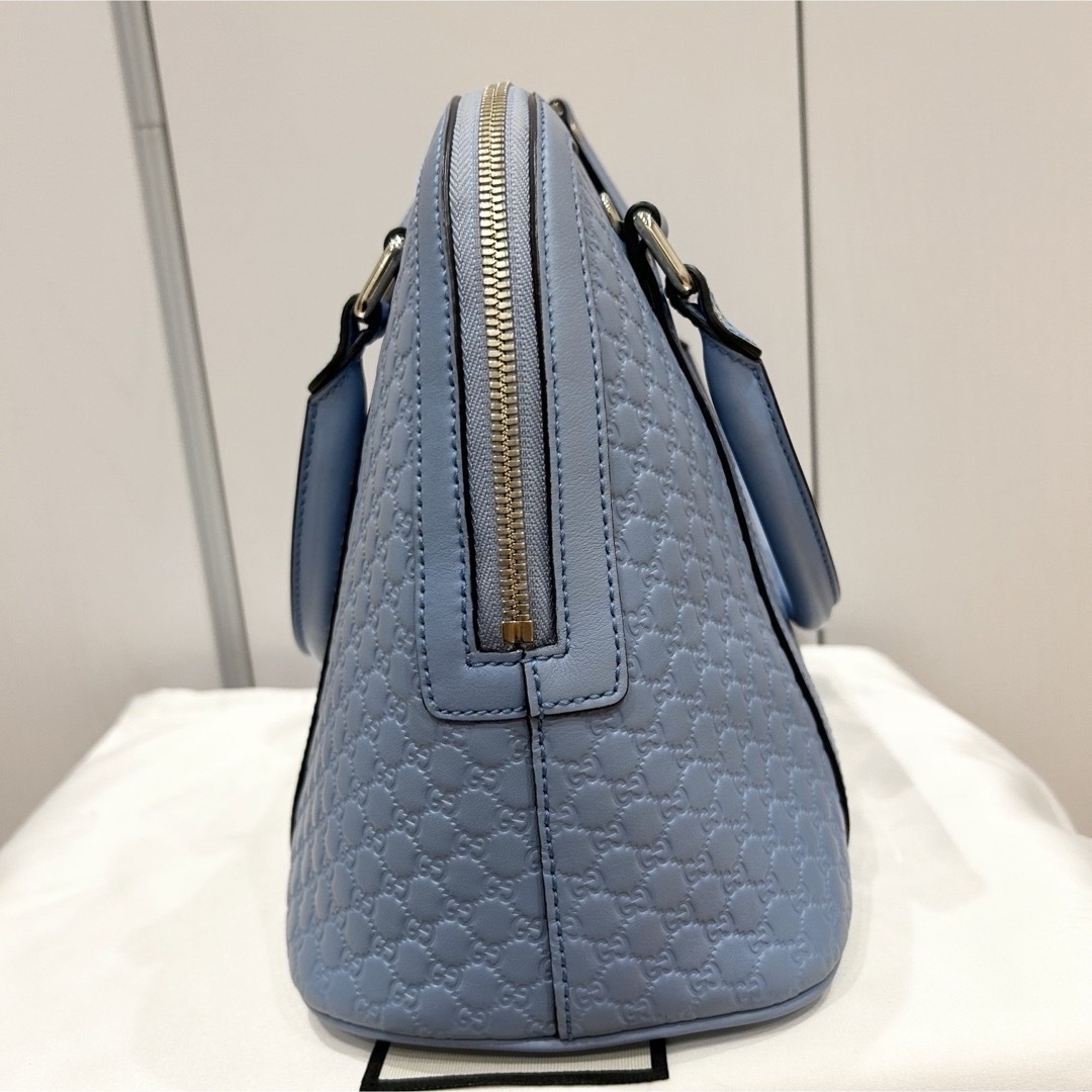 GUCCI マイクログッチシマ 2wayバッグ 水色 GUCCI マイクログッチシマ 2wayバッグ 水色