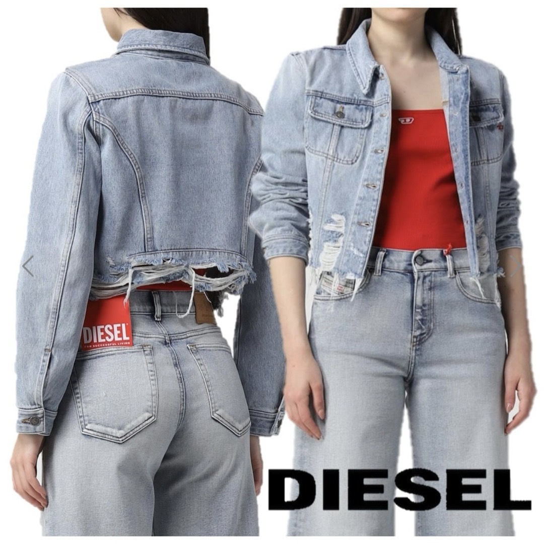 DIESEL - DIESELダメージデニムジャケット ヴィンテージ Gジャン DIESEL - DIESELダメージデニムジャケット ヴィンテージ Gジャン