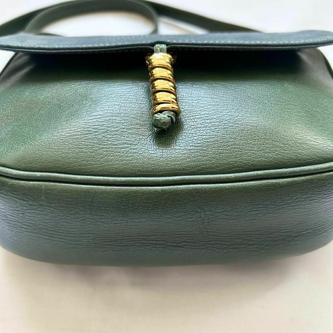 □2way□LOEWE ショルダーバッグ 緑 青 レザー ベラスケス □2way□LOEWE ショルダーバッグ 緑 青 レザー ベラスケス