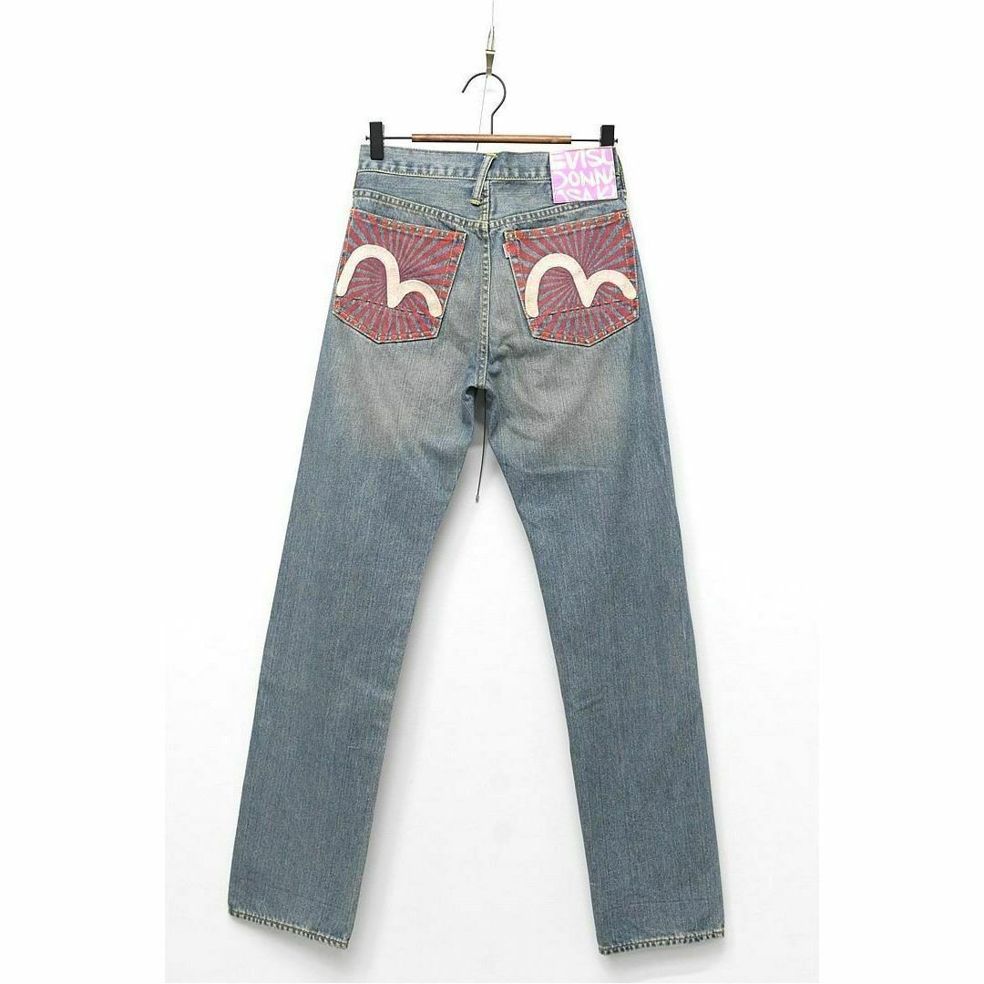 EVISU - R-H381/EVISU デニム レザーパッチ 日章旗 ロゴ刺繍 EVISU - R-H381/EVISU デニム レザーパッチ 日章旗 ロゴ刺繍
