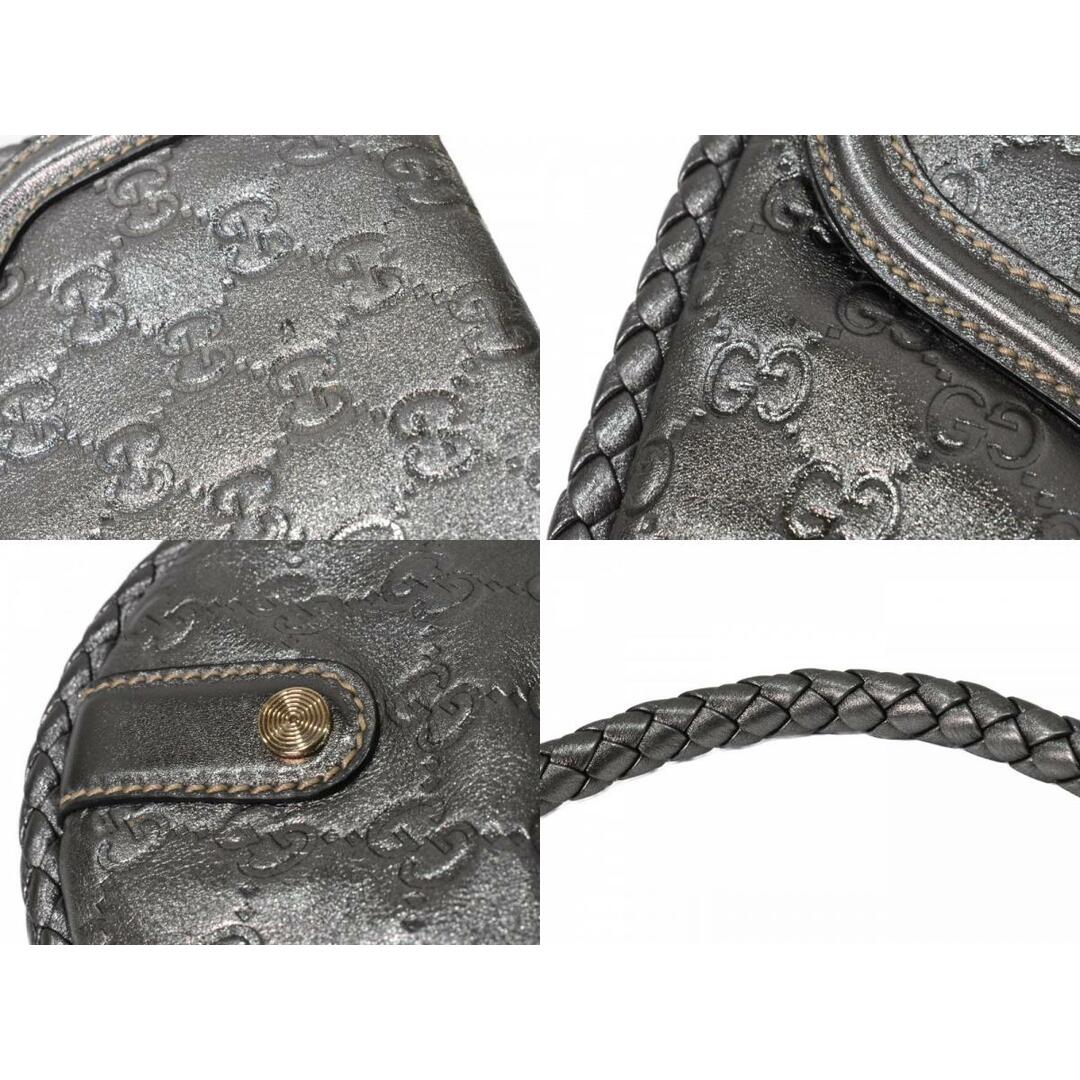 GUCCI - 【中古品】GUCCI ワンショルダーバッグ 167732 シルバー GUCCI - 【中古品】GUCCI ワンショルダーバッグ 167732 シルバー