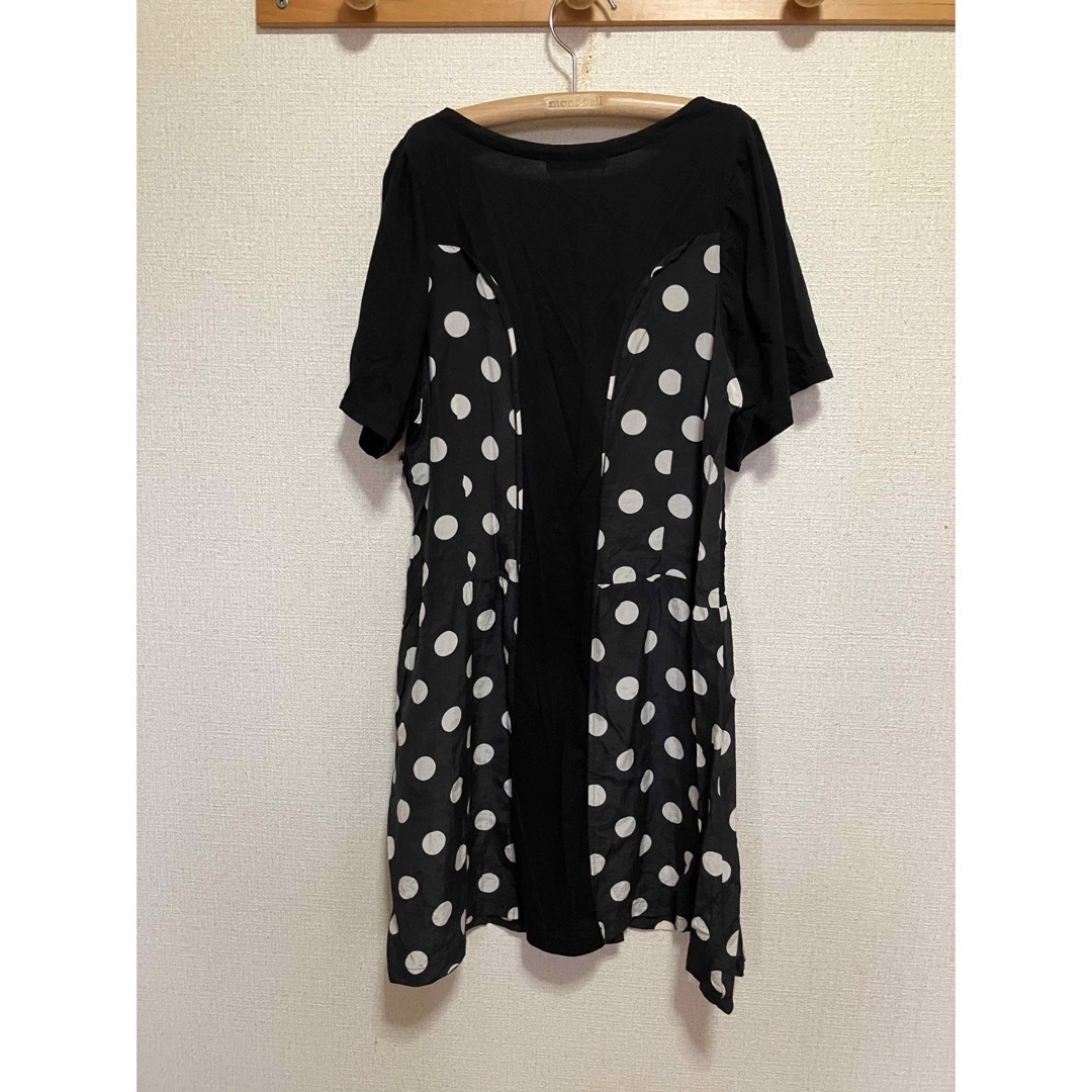 CRESCENT クレッシェント ワンピース チュニック 異素材ミックス M CRESCENT クレッシェント ワンピース チュニック 異素材ミックス M