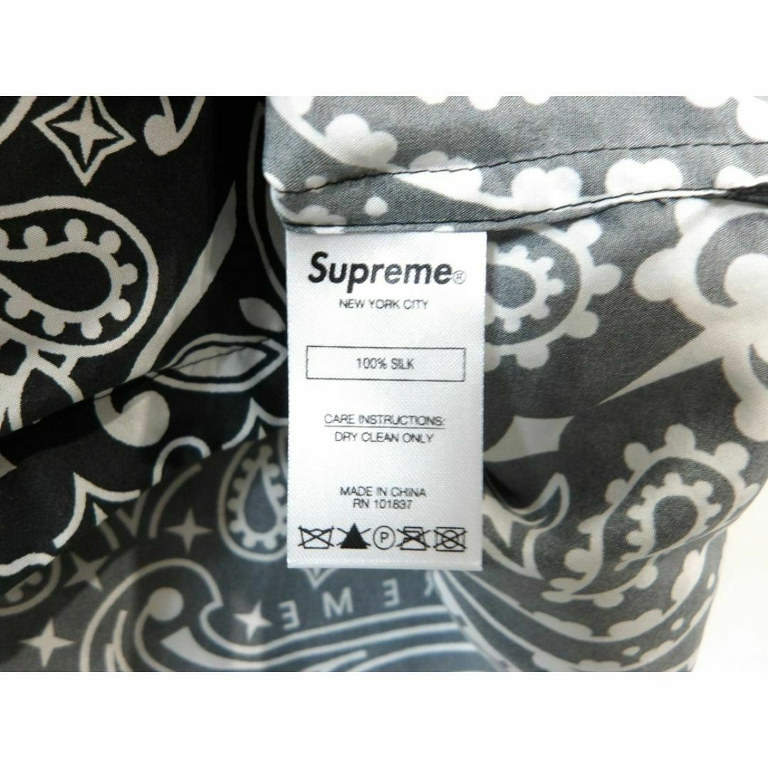 Supreme 21ss Bandana Silk Shirt Supreme 21ss Bandana Silk Shirt