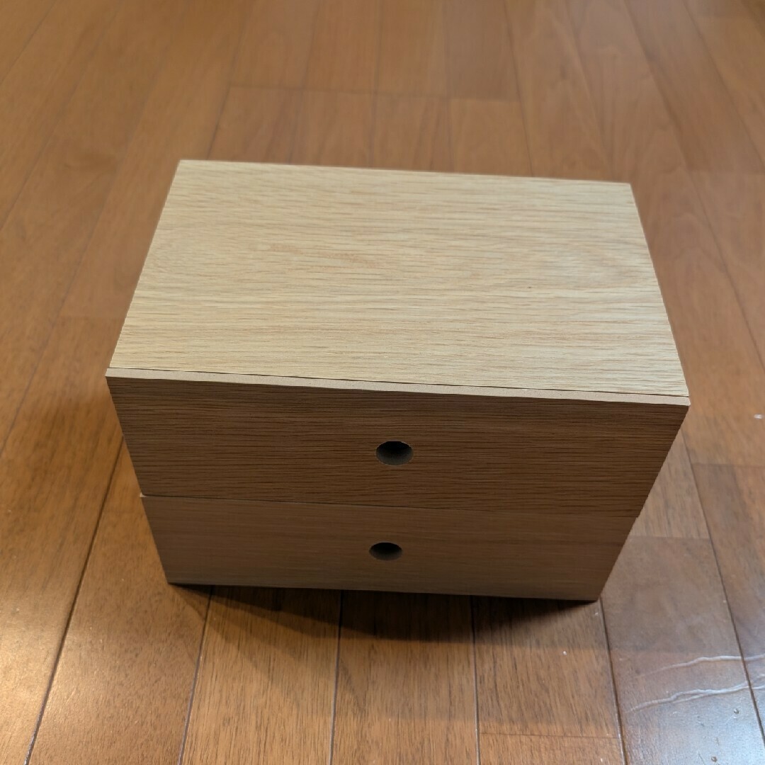 MUJI (無印良品) - 無印良品 木製 小物収納 2個セットの通販 by MUJI (無印良品) - 無印良品 木製 小物収納 2個セットの通販 by